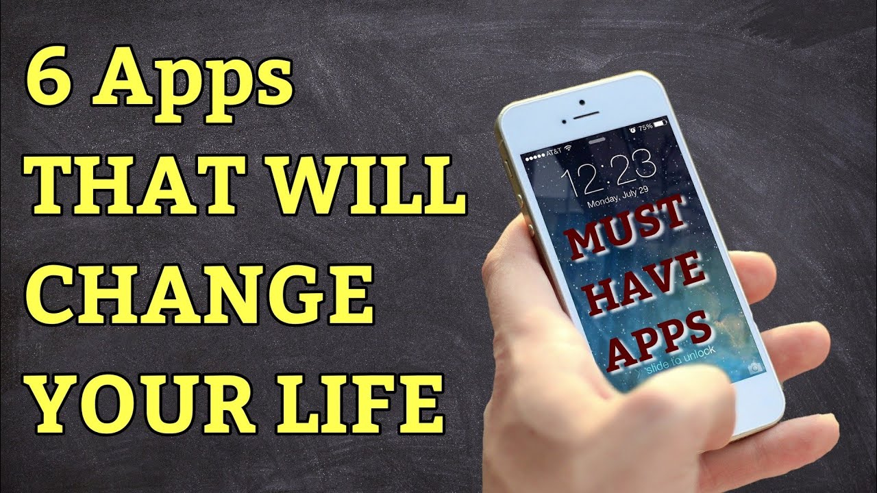 6 Apps that will change your life: MUST HAVE APPS Ep:1 - YouTube