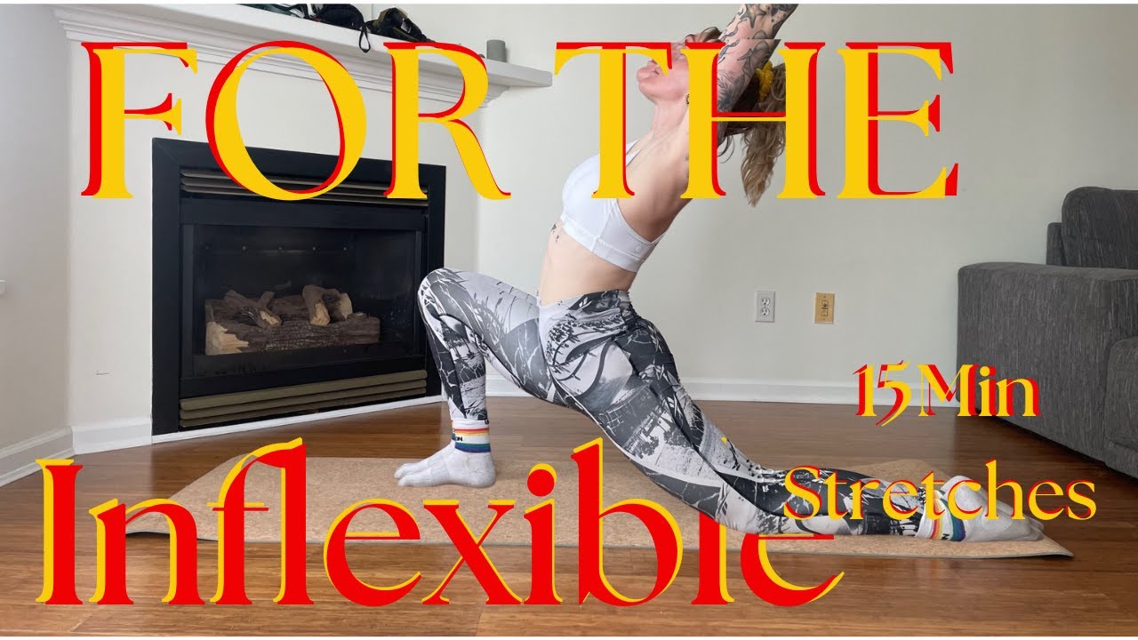 For the inflexible person | Basic & beginners stretches - YouTube