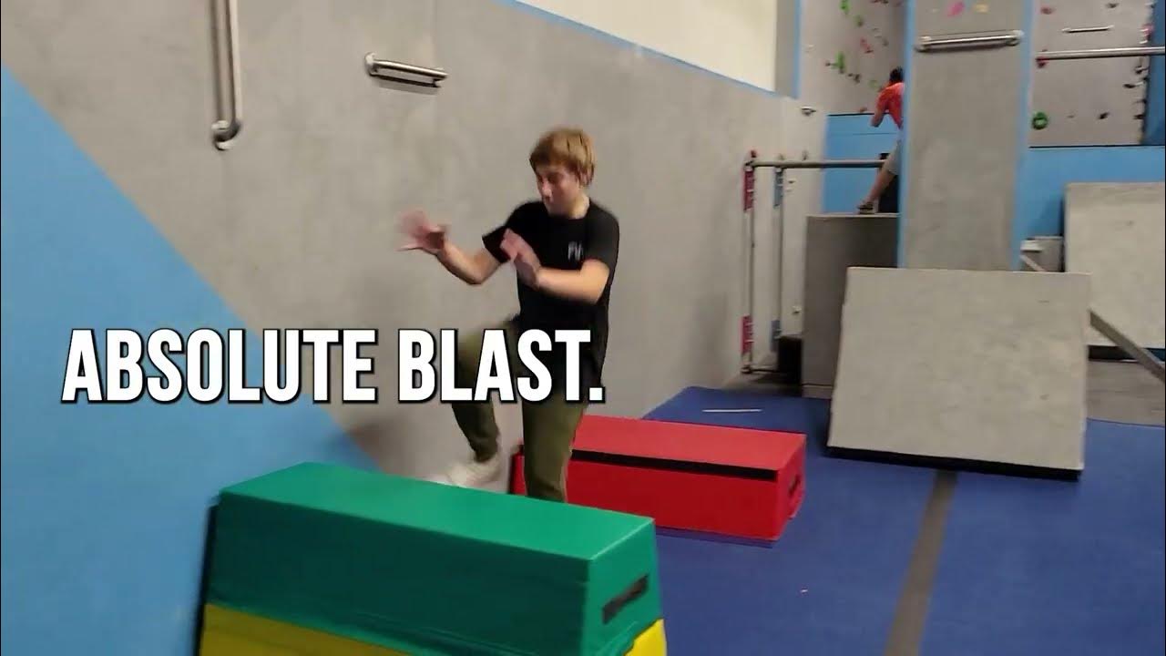 Summer parkour classes at Freedom in Motion parkour Gym - YouTube