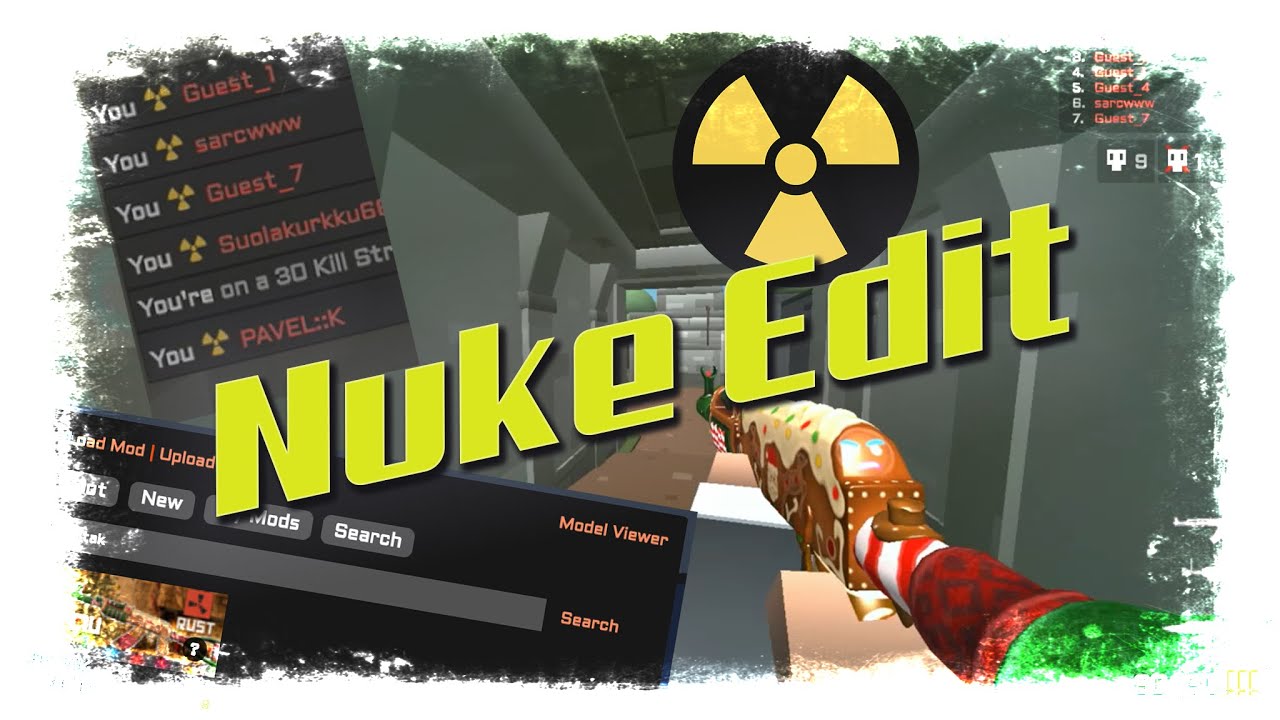 Krunker | New Rust AK Mod Nuke Edit - YouTube