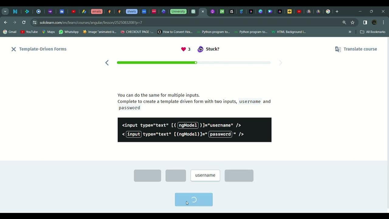 14 Template Driven Forms Angular Sololearn Youtube