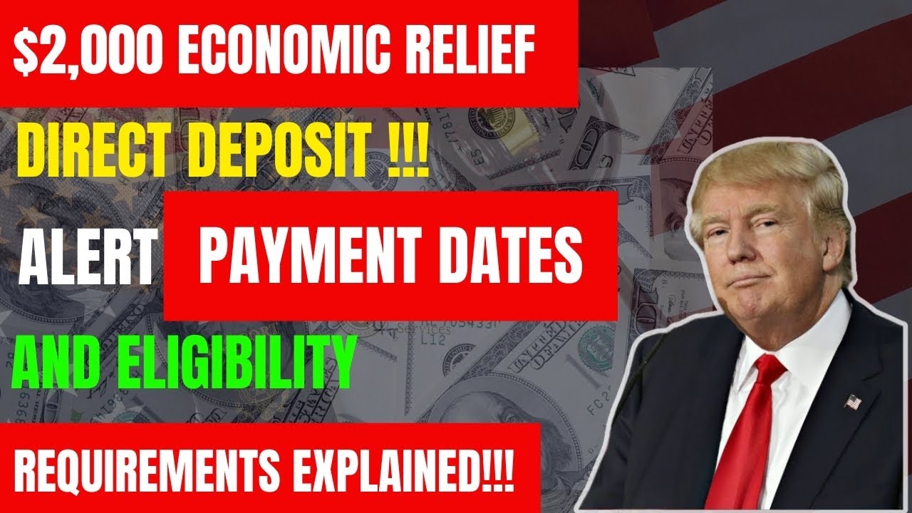 $2,000 Economic Relief Checks 2025: Payment Dates and Eligibility ...