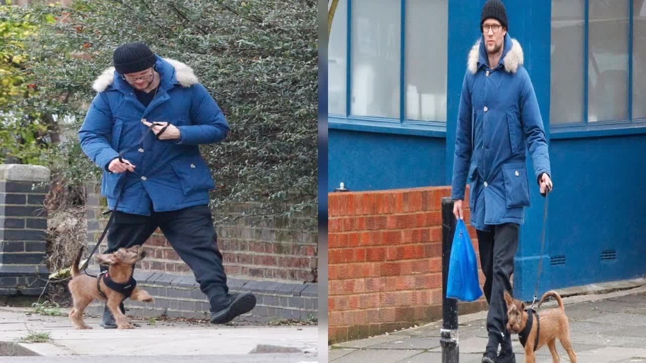 Matt Smith heads out with adorable dog ahead of Game of Thrones prequel ...