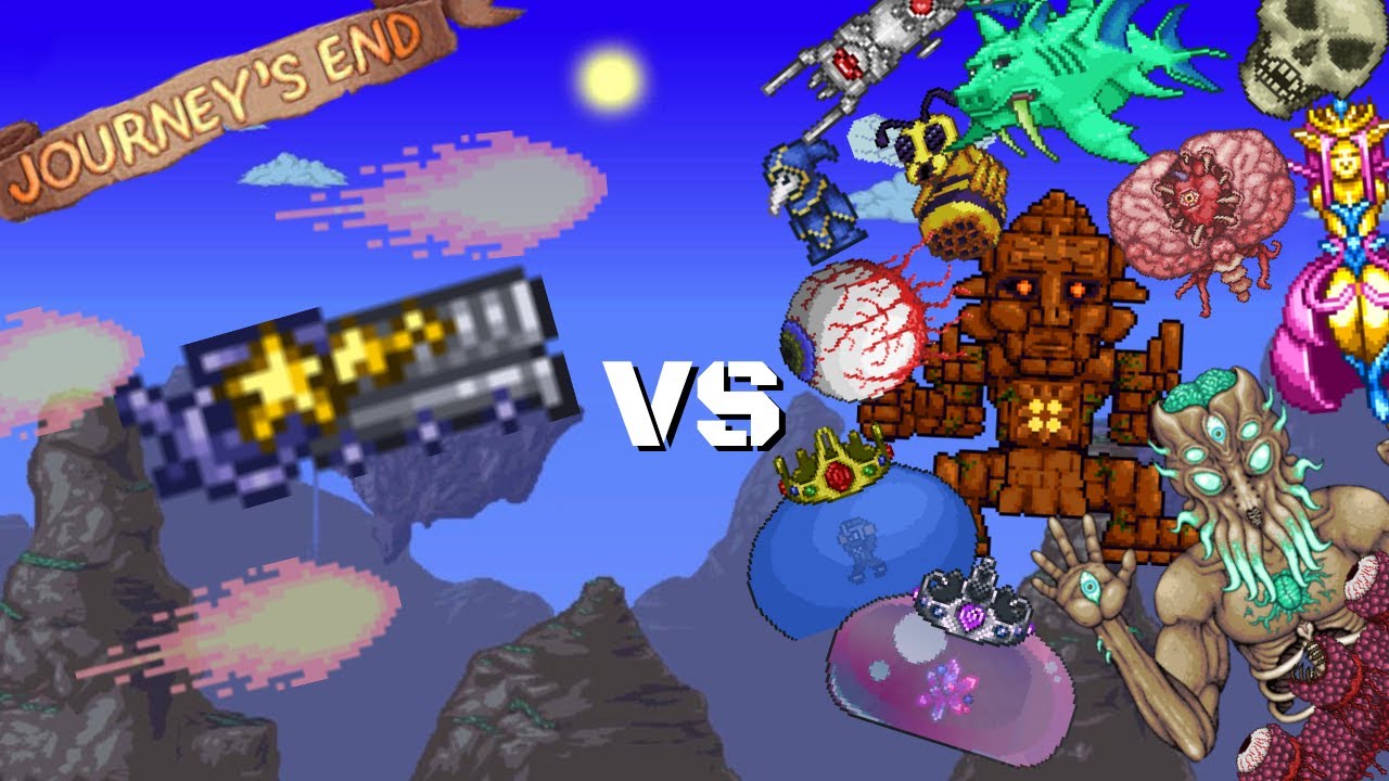 Super Star Shooter vs All Bosses |Terraria1.4 (Normal Mode) - YouTube