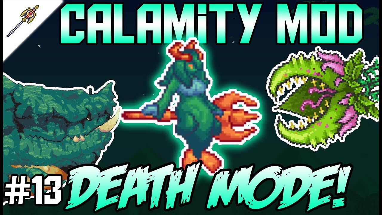 Plantera + Leviathan Death Mode Boss Fights! Calamity Mod Death Mode ...