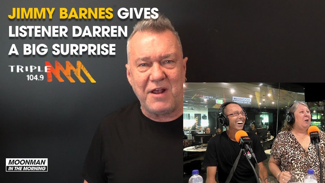 JImmy Barnes Gives Listener Darren A BIG Surprise! | Triple M - YouTube