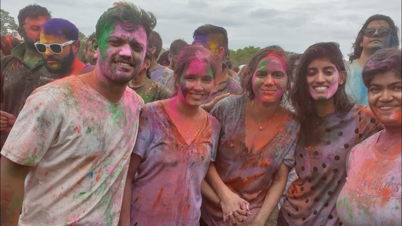 Holi Celebration in New Zealand | Indians in New Zealand | Krishna Holi ...