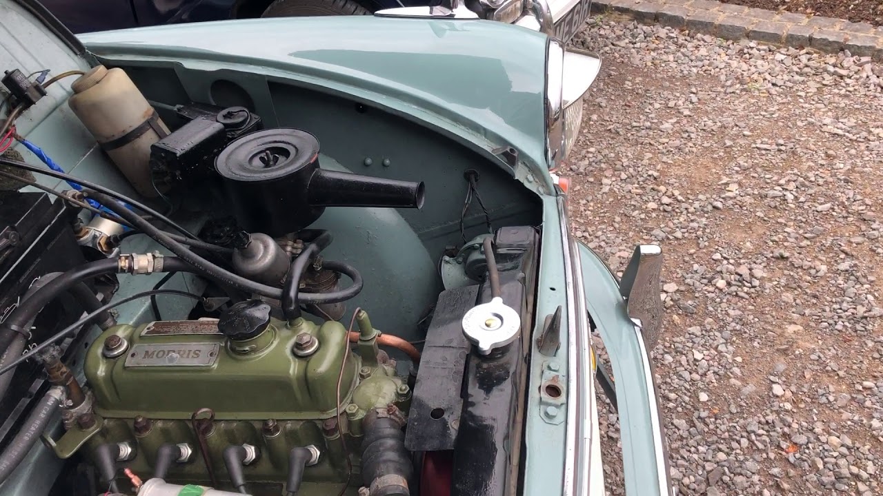1961 MORRIS ENGINE RUNNING FROM HCC - YouTube