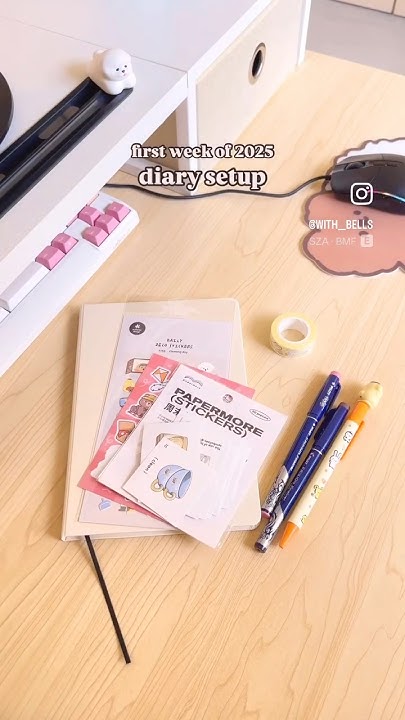 First week of 2025 diary setup ♥︎ - YouTube