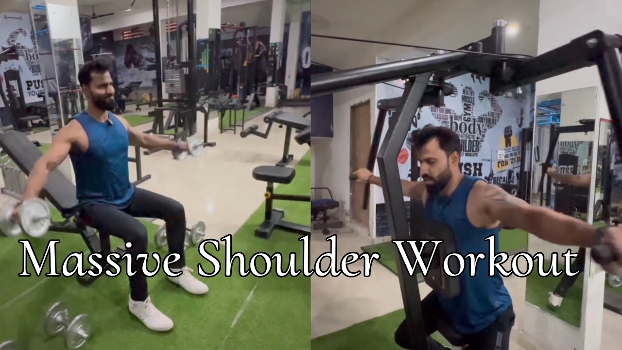 Massive Shoulder Workout - YouTube
