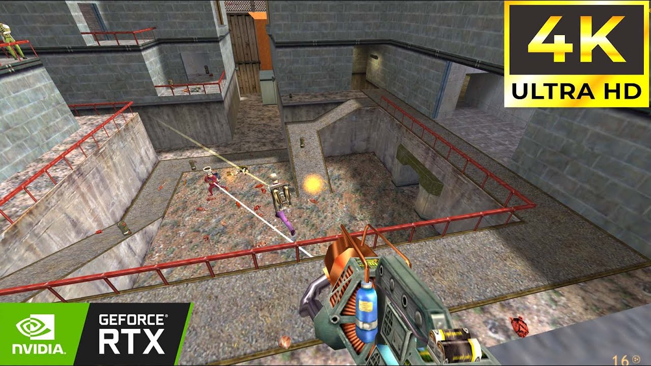 [4K] Nostalgia l Half-Life 1 - Crossfire Map - Multiplayer Gameplay (No ...