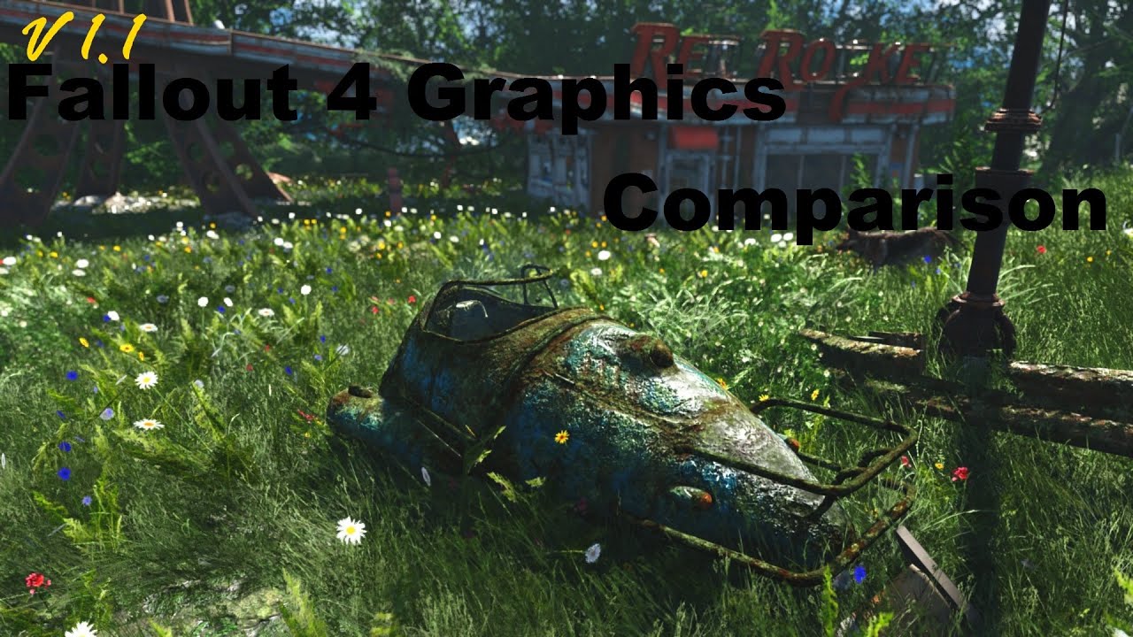 Fallout 4 Vanilla Vs Modded Comparison - YouTube