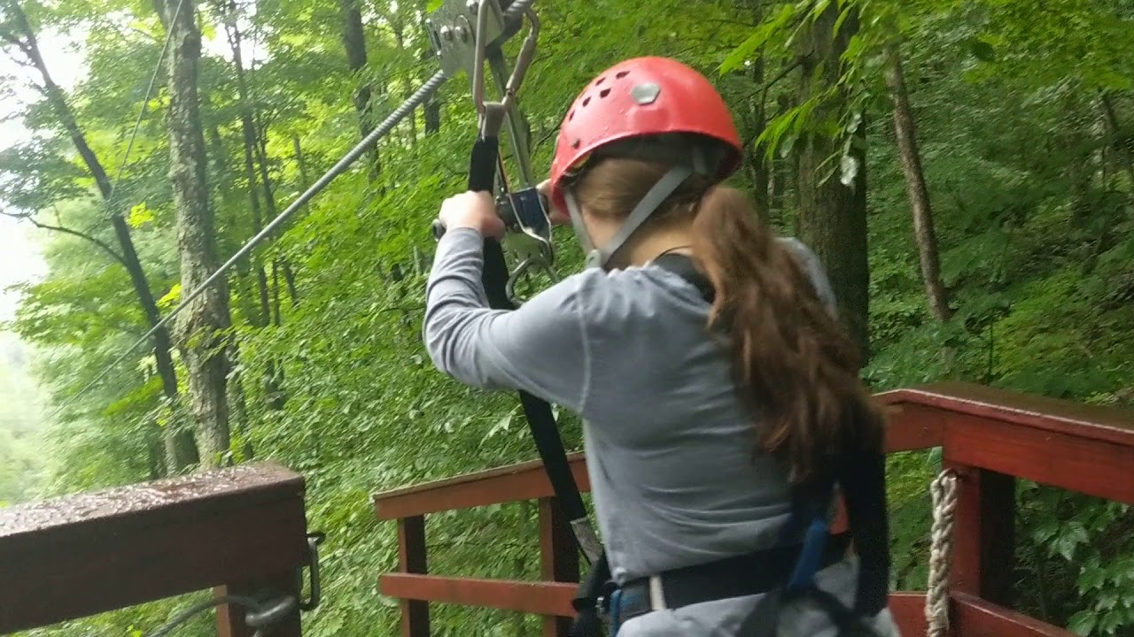 2018 Zipline Hunter Mountain with Martina and Dylan - Zipline #5 - YouTube