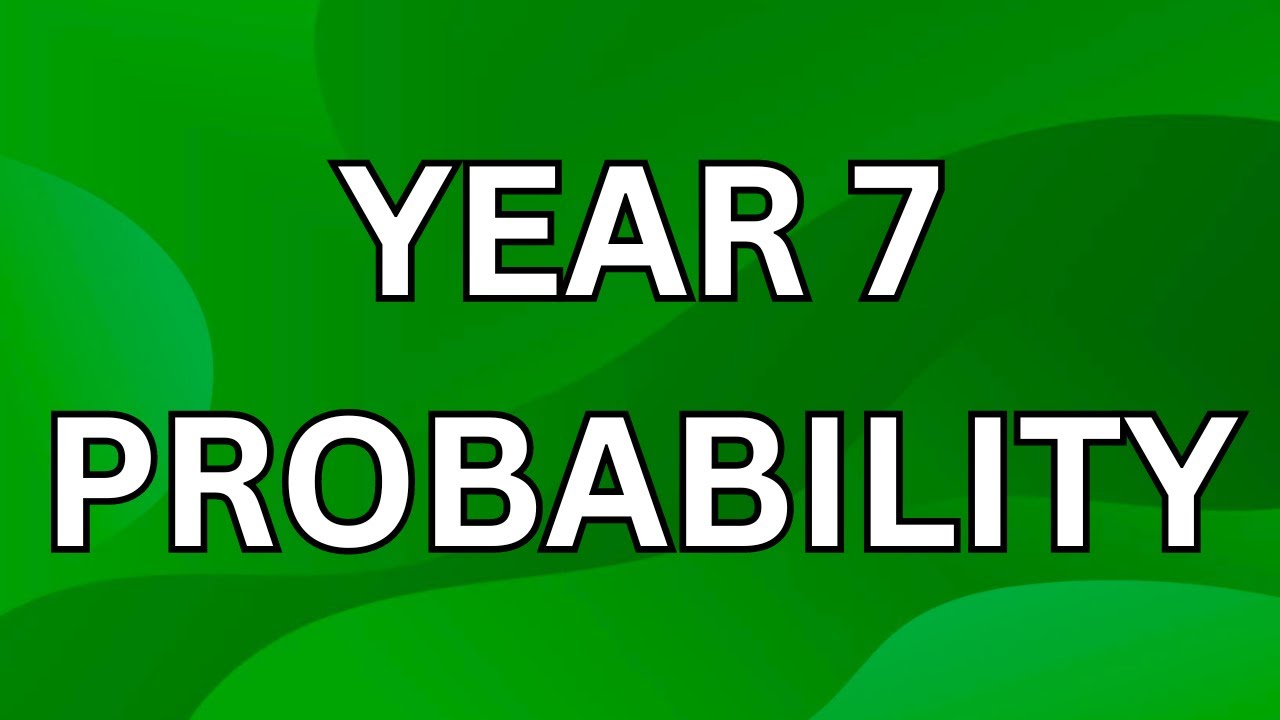 Year 7 Probability - Calculating probabilities - YouTube