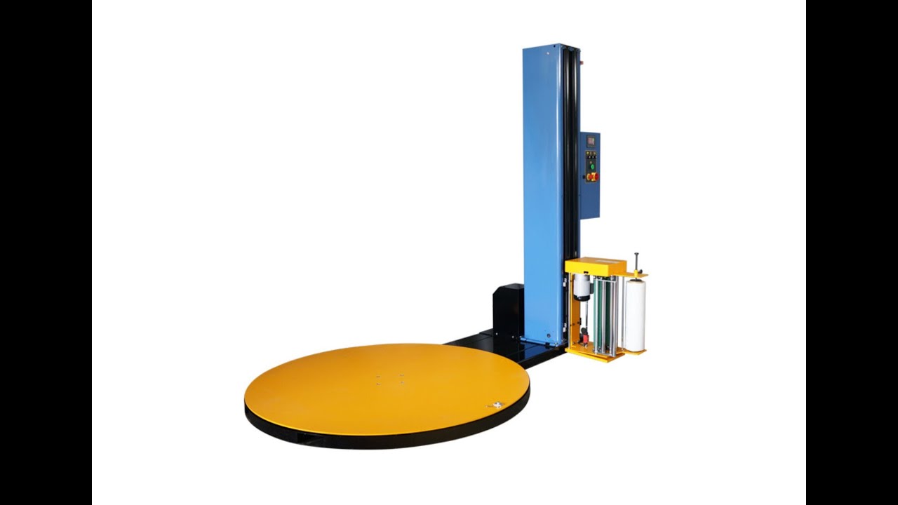 Semi Automatic Strech Wrapping Machine Joinpack - Alpha 2000+ - YouTube