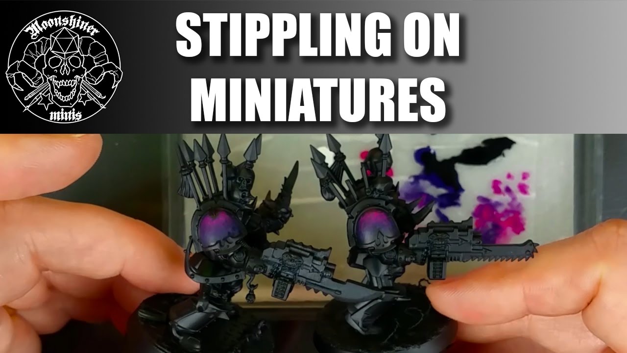 Miniature Stippling Tutorial - YouTube