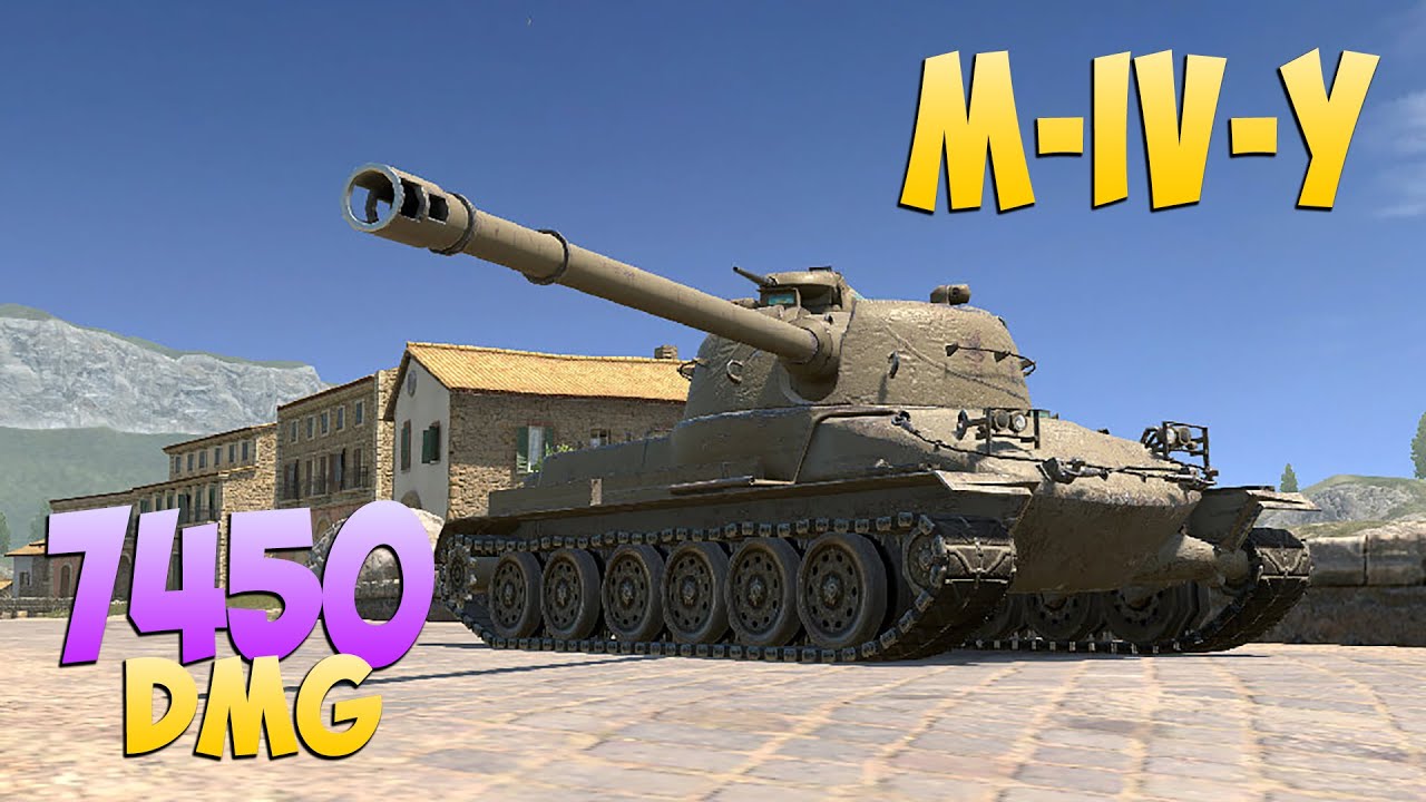 M-IV-Y - 5 Frags 7.4K Damage - Difficult allies! - World Of Tanks - YouTube