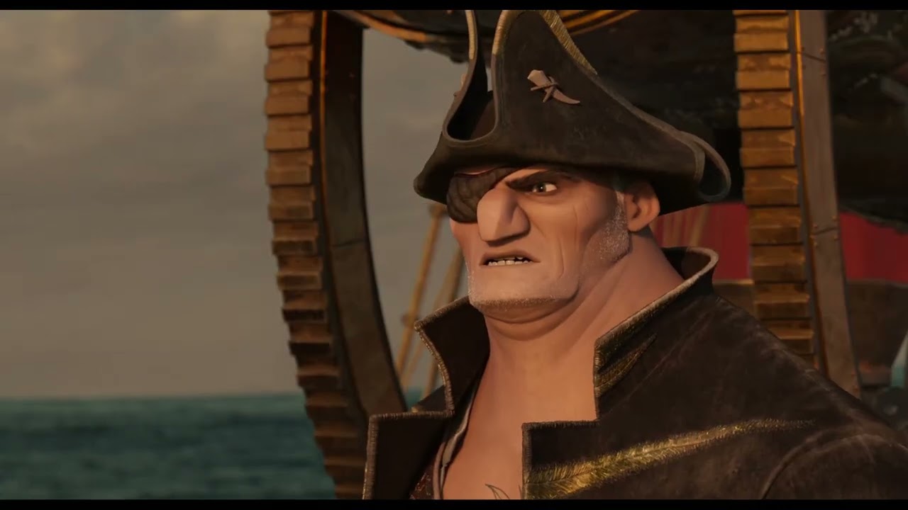 The Sea Beast Captain Crow Capture Red Bluster Scene In Hindi - YouTube