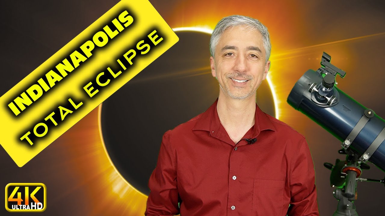 Indianapolis Indiana Total Solar Eclipse Planning April 8, 2024 (4k UHD ...