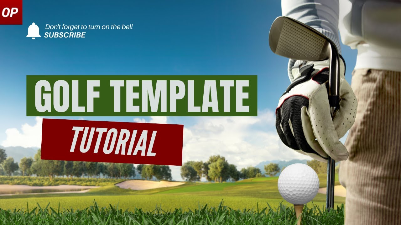 Changing or Adding Golf Pool Template - YouTube