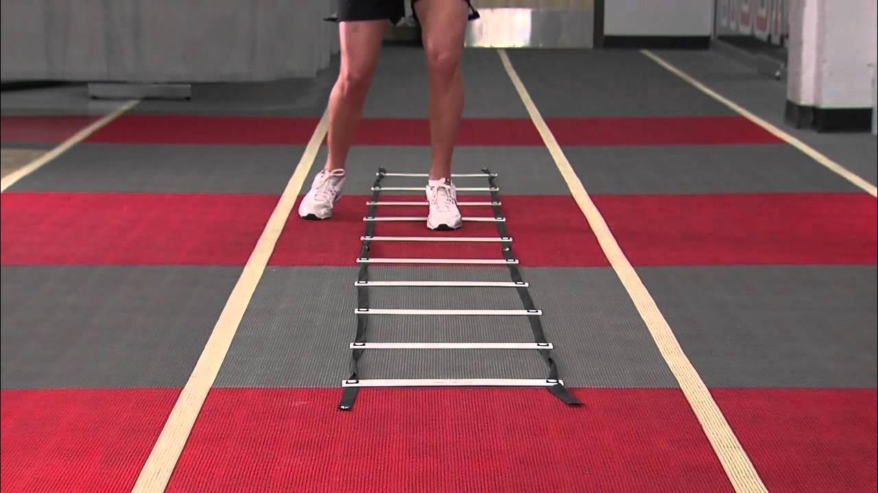 Agility Ladder -- Icky Shuffle Forward - YouTube