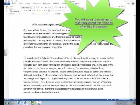 Editing a paragraph - YouTube