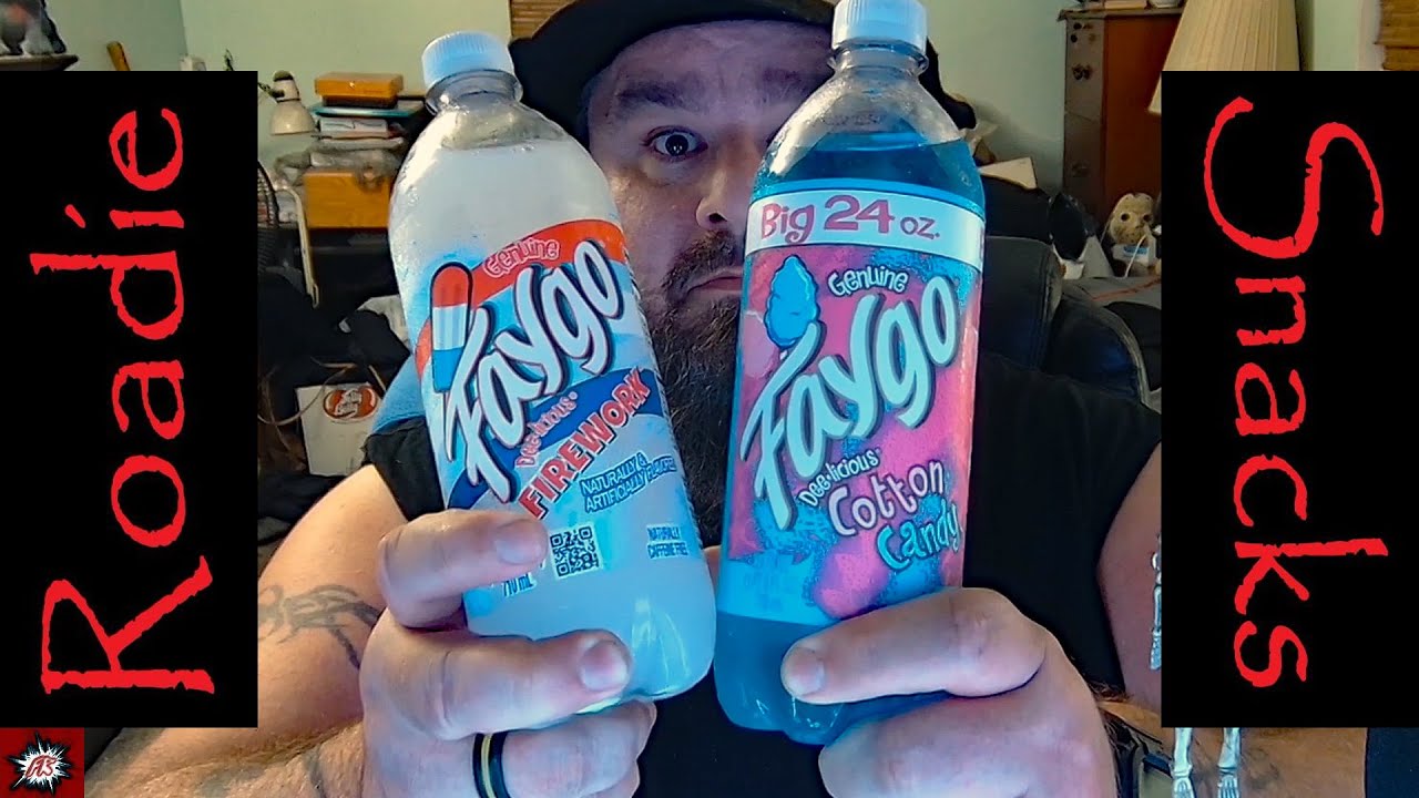 Roadie Snacks: Cotton Candy & Firework Faygo - YouTube