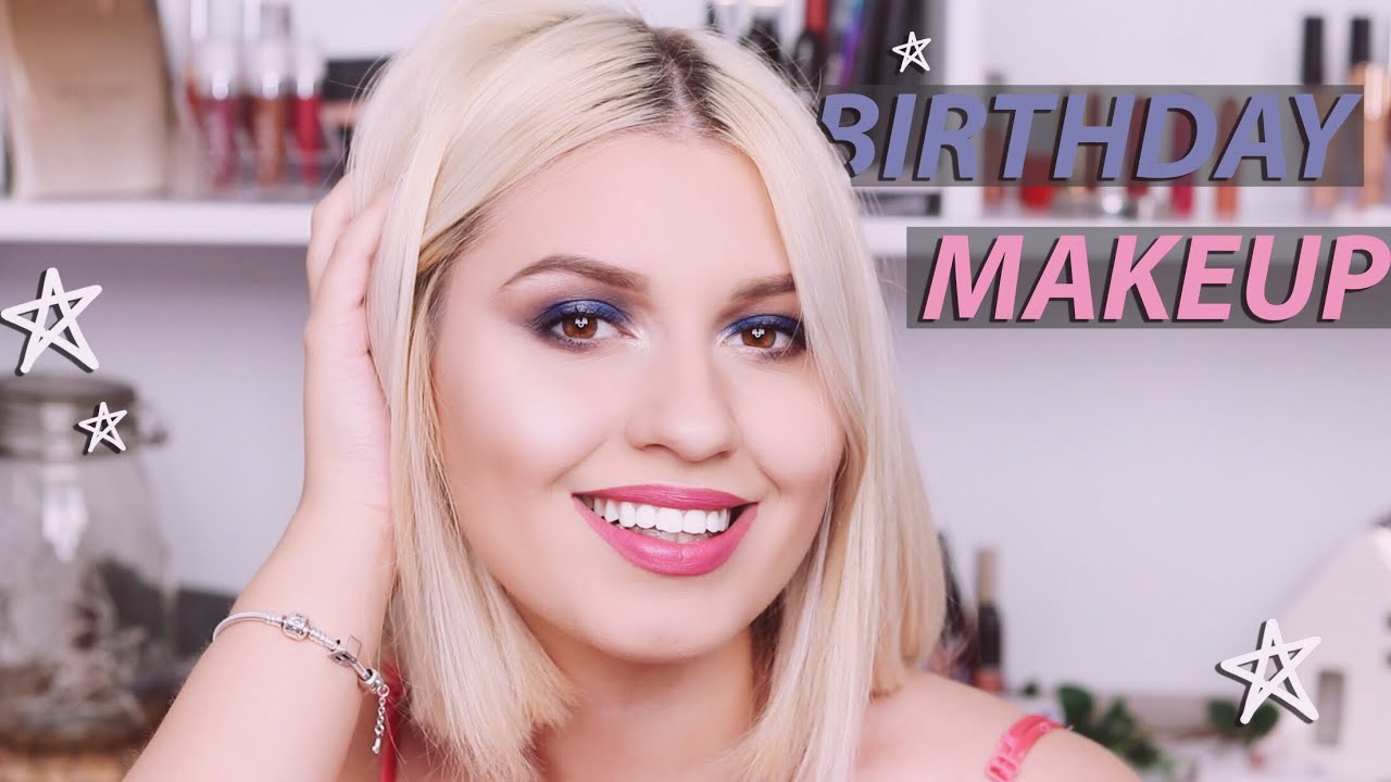 MAKEUP-I I DITELINDJES !!! | BIRTHDAY MAKEUP | SARA KARAJ - YouTube