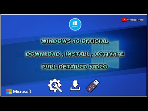 HOW TO DOWNLOAD, INSTALL, ACTIVATE || WINDOWS 10 || EASY WAY - YouTube