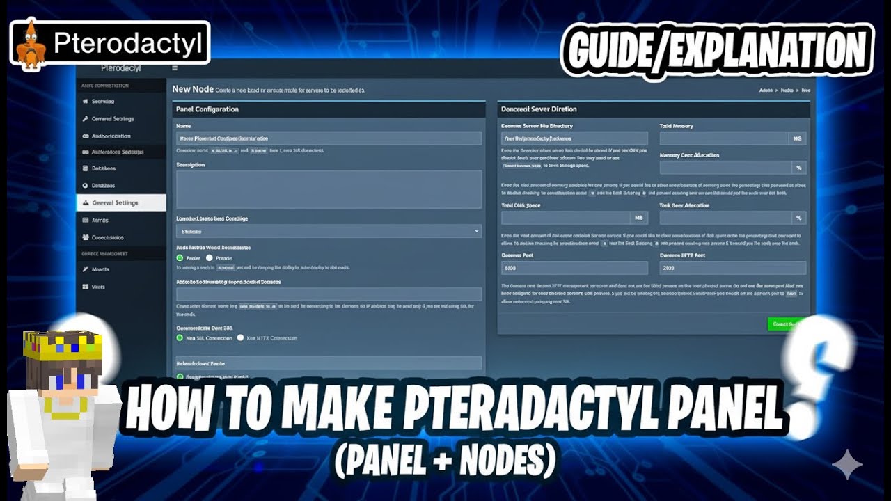 How To Install Paterodactyl Panel For Free in Any VPS !! (Panel + Wings ...