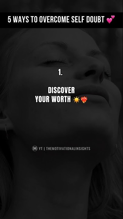 5 Ways to Overcome Self Doubt 💪💕 How to Overcome Self Doubt || #shorts ...