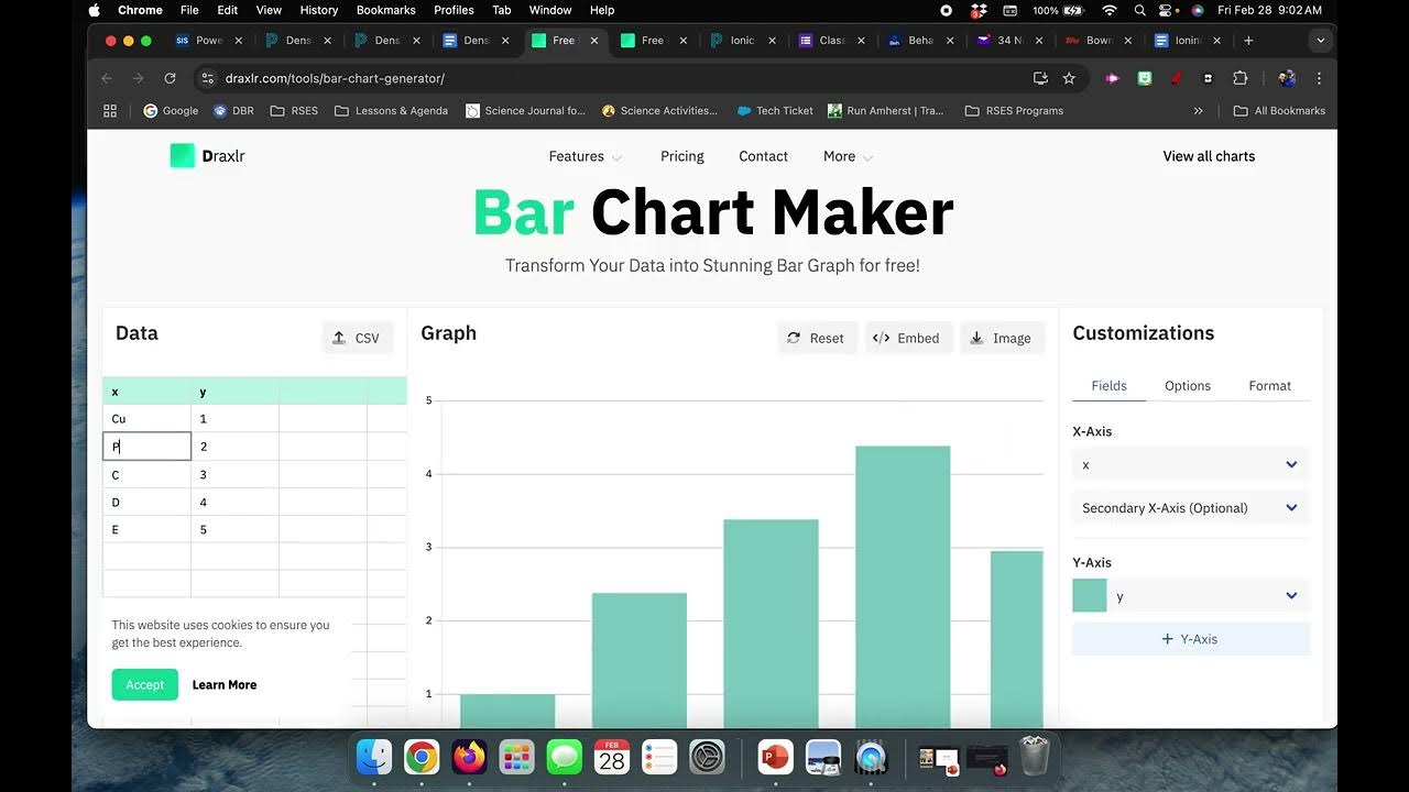 Draxlr Bar Graph Density Directions - YouTube