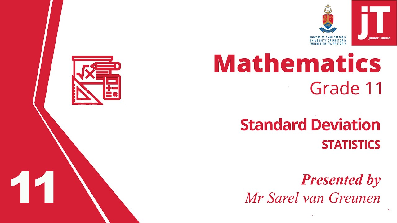 3. Grade 11 Mathematics - Statistics - Standard Deviation - YouTube