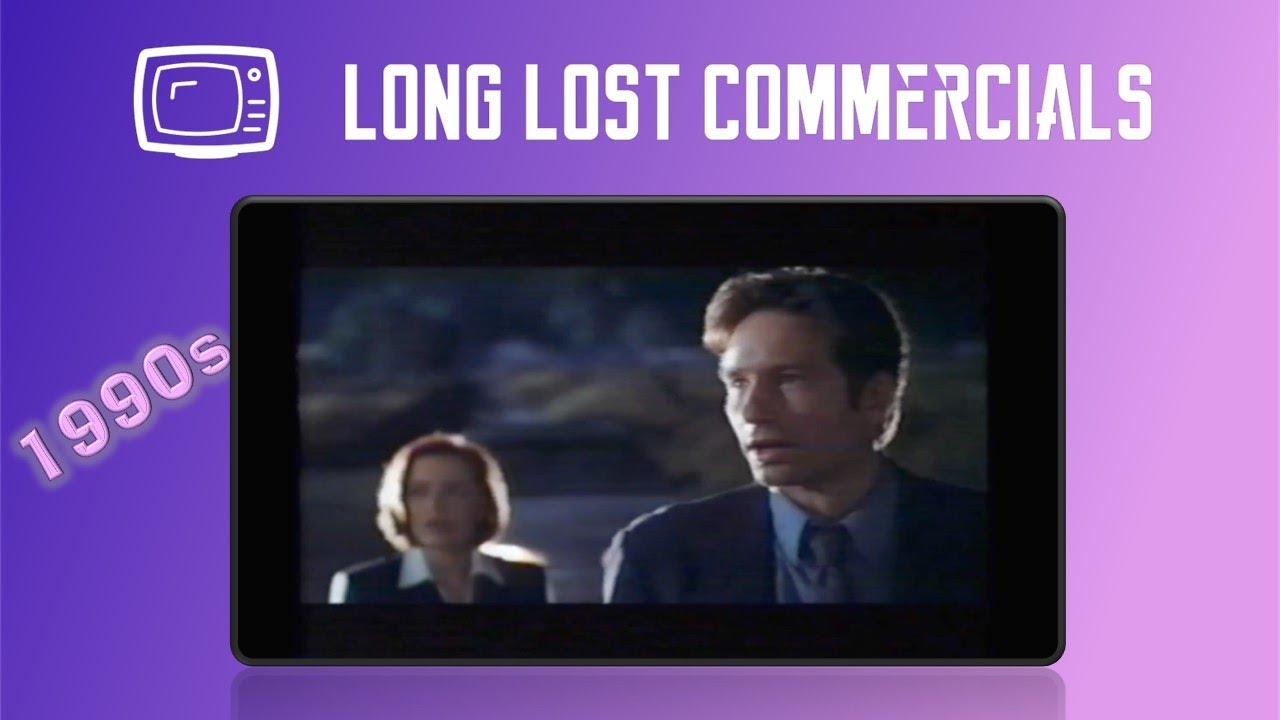 Vintage Commercials from the 1990s - 250 (The X-Files, David Duchovny ...