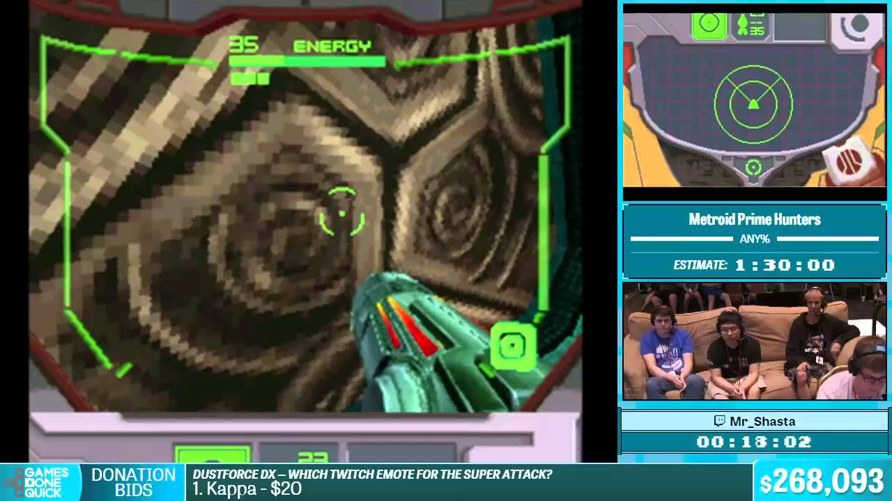 Metroid Prime Hunters by Mr_Shasta in 1:21:24 - Summer Games Done Quick ...