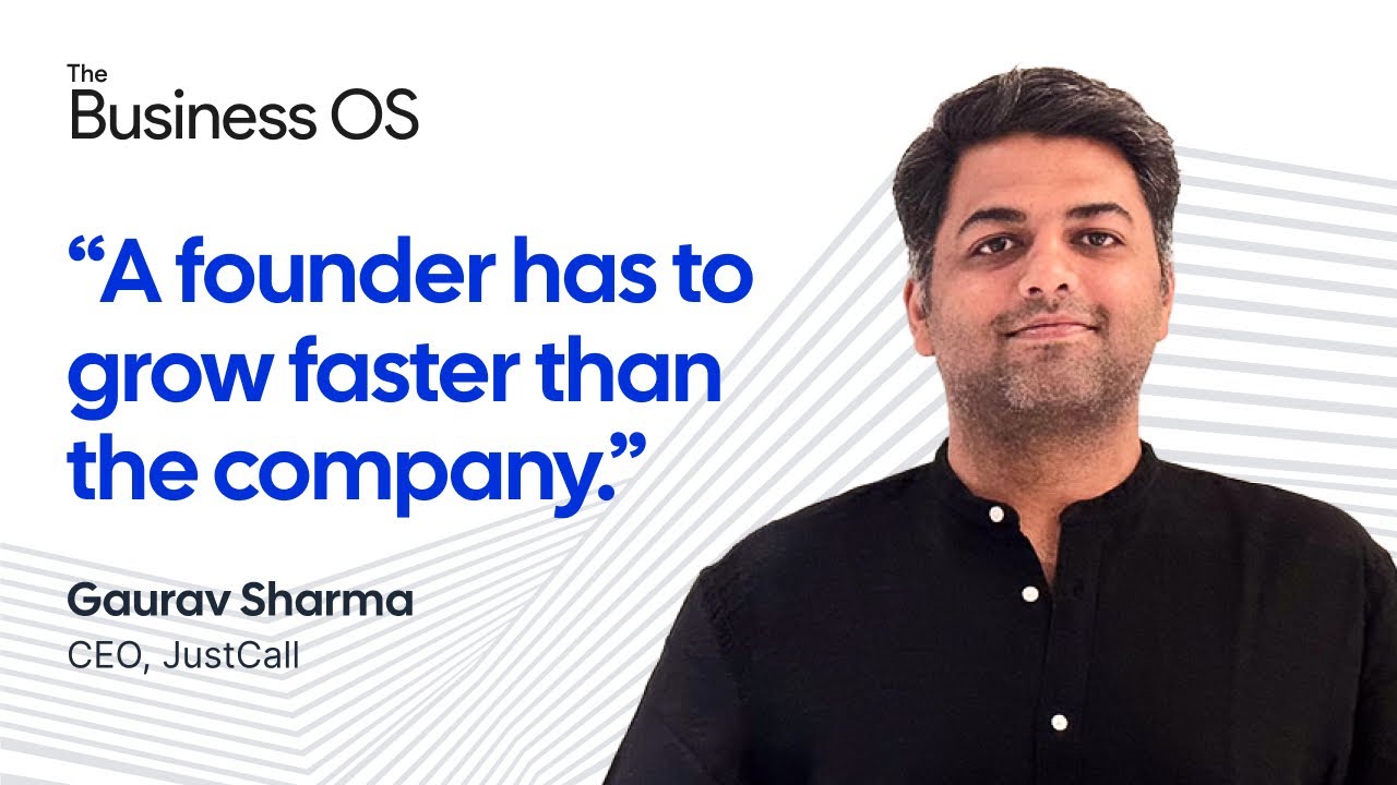 The Business OS (Ep. 1) - "A founder has to grow faster than the ...