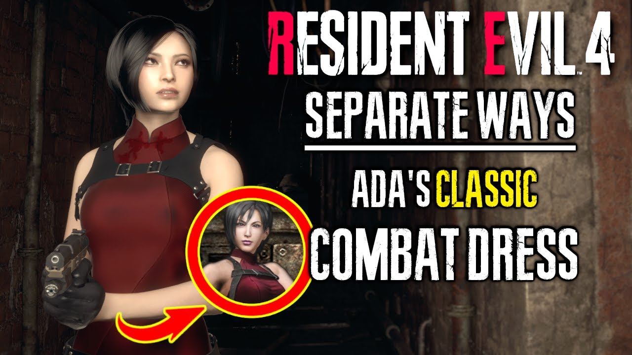 Ada's CLASSIC DRESS in RESIDENT EVIL 4 SEPARATE WAYS REMAKE - YouTube