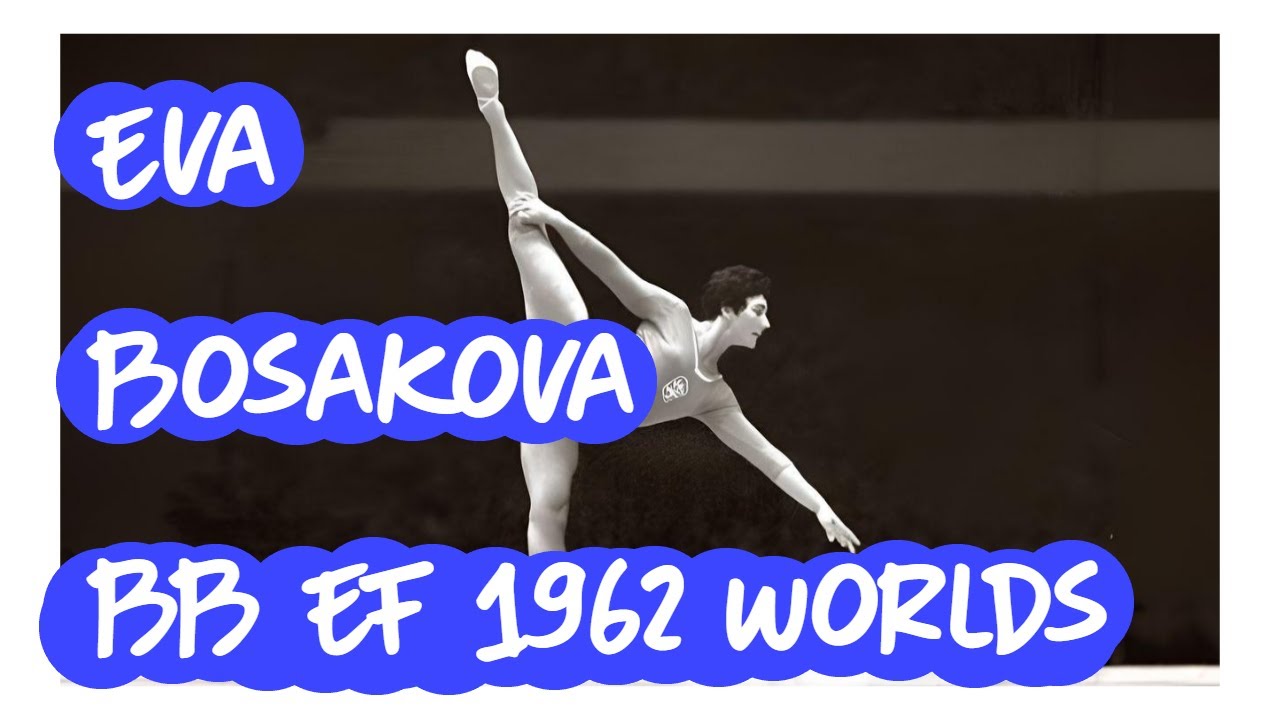 Eva Bosakova - BB EF - 1962 World Gymnastics Championships - YouTube