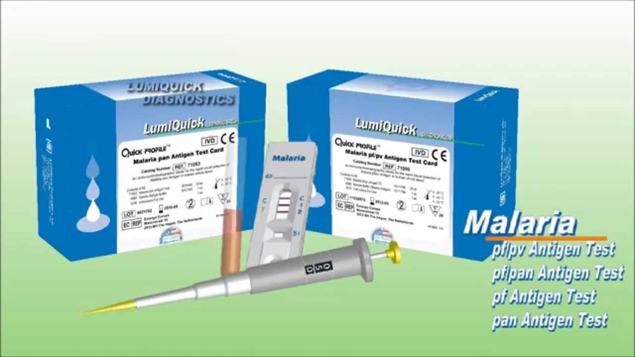 Malaria pf / pf / pan Test - YouTube