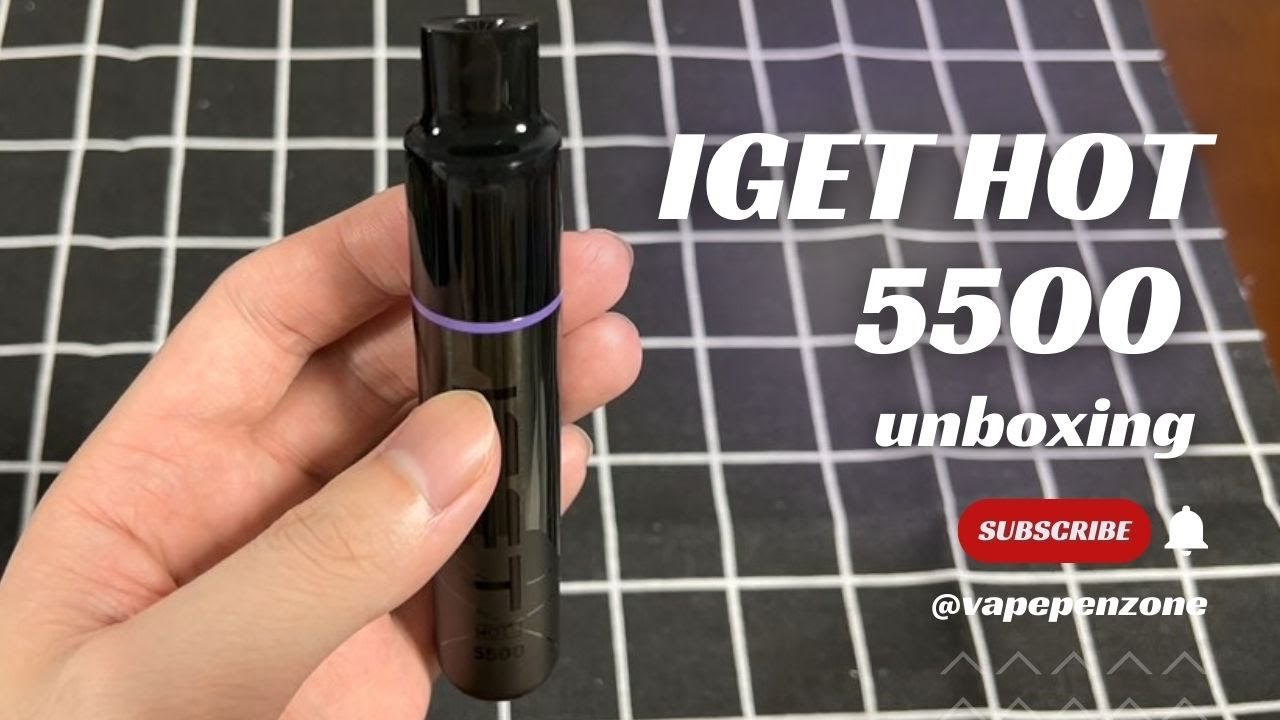 IGET Hot 5500 Puffs Disposable Pod Vape Unboxing | Lastest IGET Vape ...