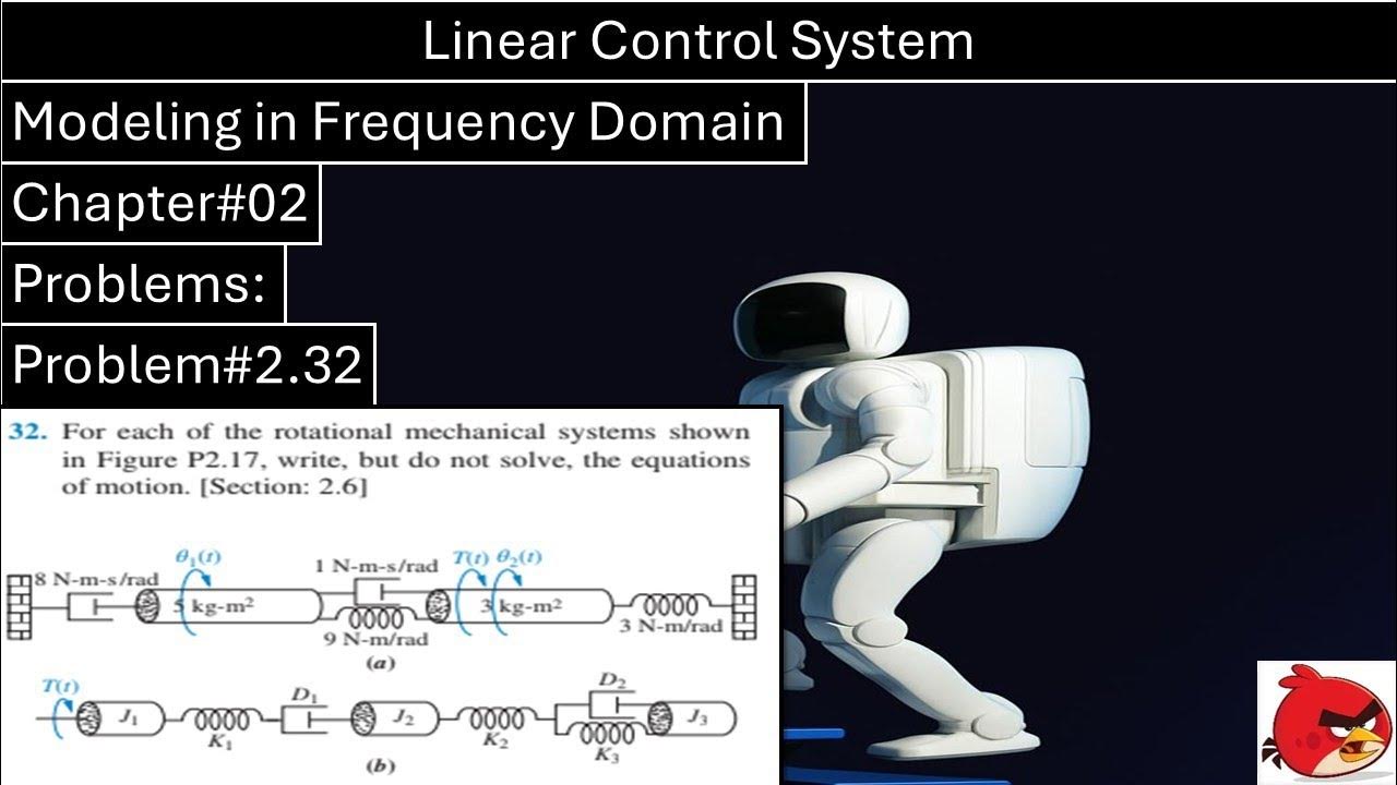 Linear Control System | Chapter#02 | Problem#2.32 | Modeling in Frequency Domain | Wisely - YouTube