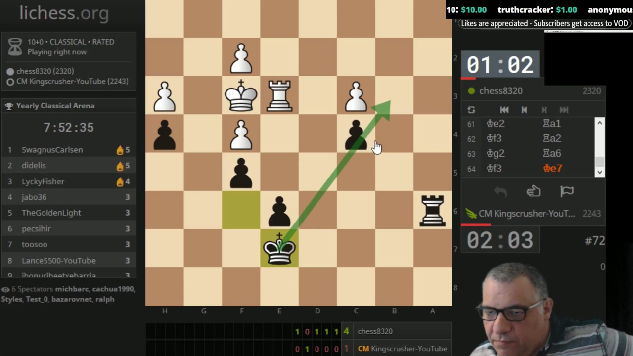 Chess Berserk! Yearly Lichess 2017 Classical (10 mins each) - Berserk ...