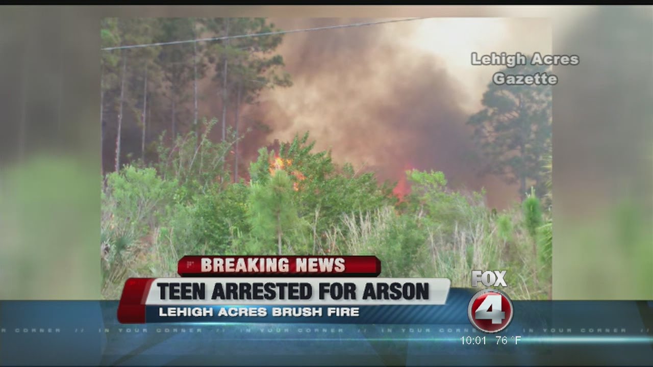 Lehigh Acres Brush Fire - YouTube