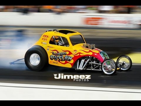 ILLINOIS OUTLAW! ALTERED '48 FIAT TOPOLINO! 8.64@150.90! '13 MELTDOWN ...