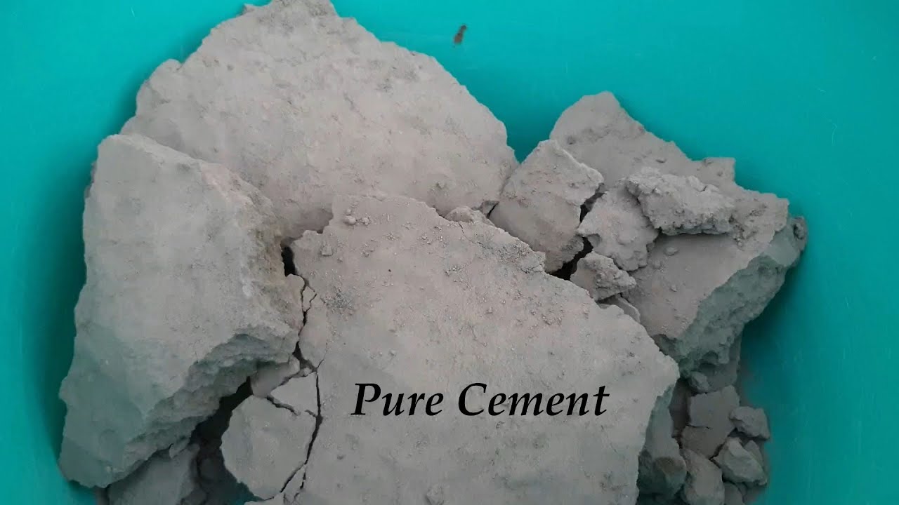 Pure Cement Chunks | Dry Crumbling | Satisfying # 678 - YouTube