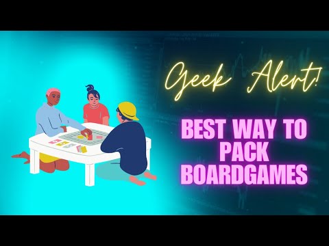 How to pack board games - YouTube
