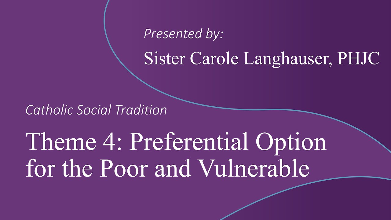 CST with PHJC 4 | Preferential Option for the Poor and Vulnerable - YouTube