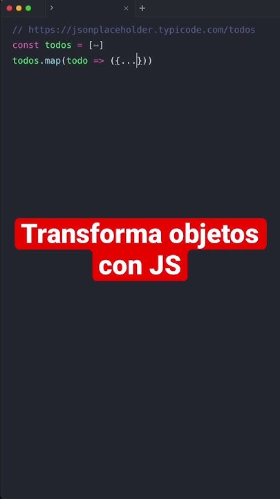 Javascript Tips: Transforma objetos fácilmente con el método MAP - YouTube