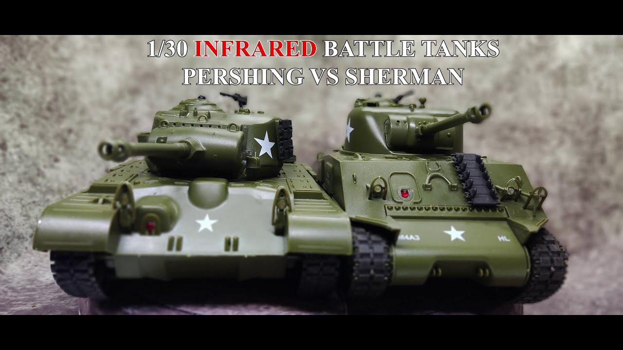 1/30 InfraRed Battle tanks - YouTube