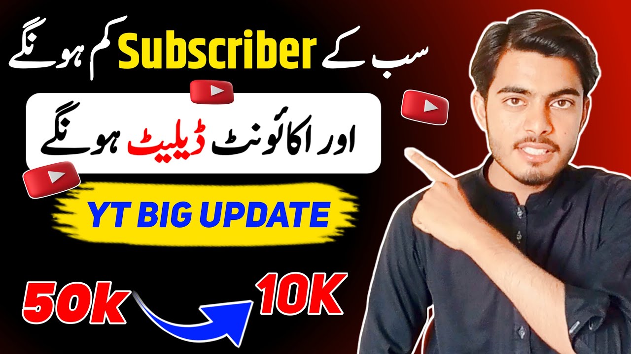 Big Update By YouTube | Subscriber Kam ho Jain ge Aur Channel Delete honge - YouTube